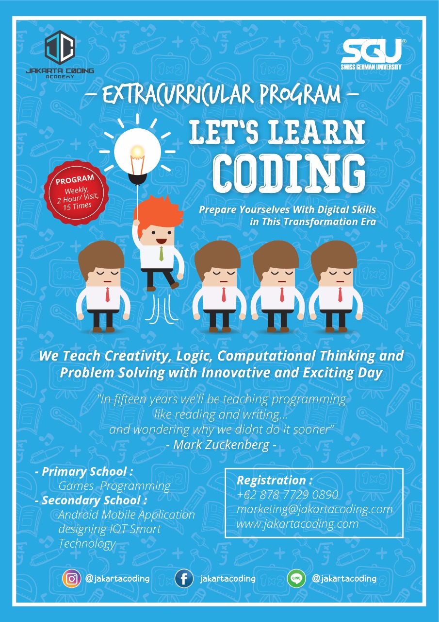 Extracurricular Program – Jakarta Coding Academy